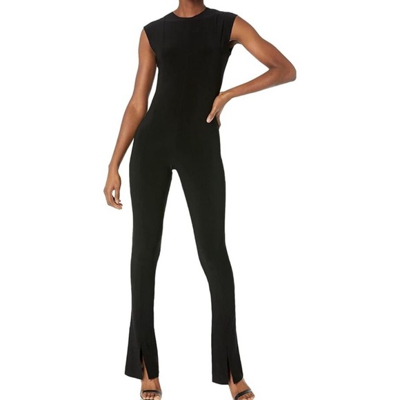Norma Kamali | Pants & Jumpsuits | Norma Kamala Split Leg Catsuit ...